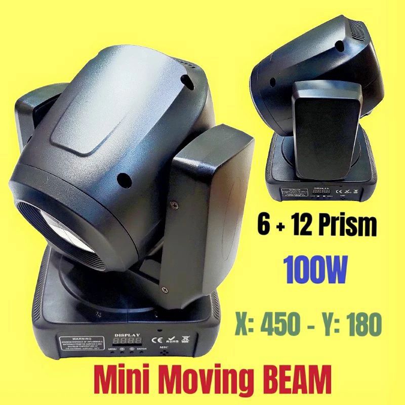 Jual Moving head beam 100 watt Full color 6x12 Prisma lampu beam ...