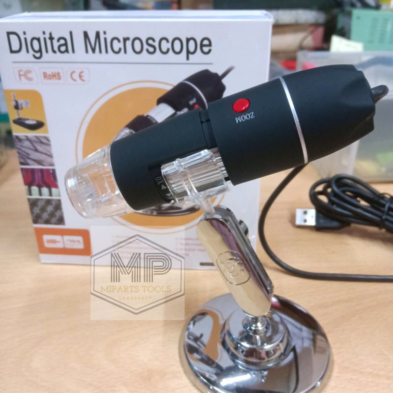 Jual Microscope Mikroskop USB Digital 1600x ZOOM Magnifier Monokuler ...