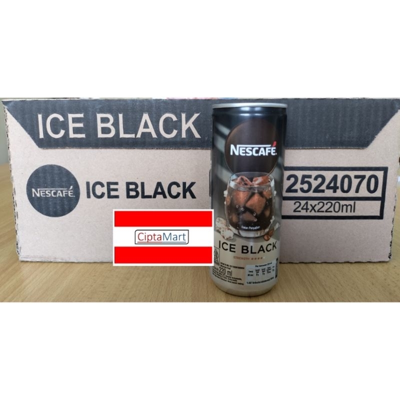 Jual Nescafe Ala Cafe Ice Black Kaleng 24 x 220 ml | Shopee Indonesia