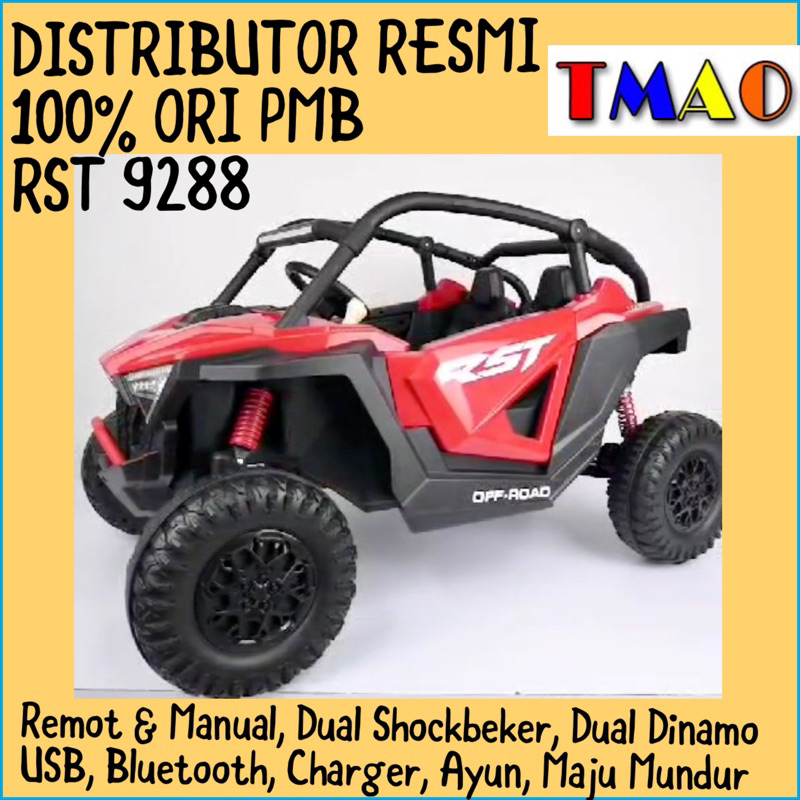 Jual Mobil Aki Anak PMB 9288 RST M9288 M-9288 UTV JUMBO SIZE Kendaraan ...