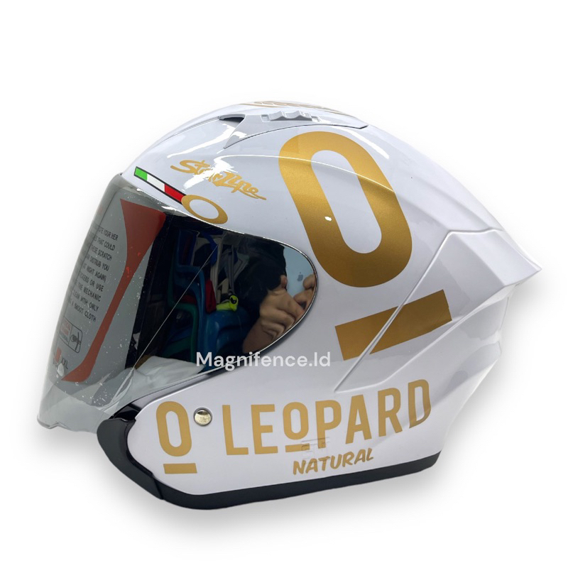 Jual Helm KBR Half Face Leopard Spoiler Helm Half Face SNI Helm Half ...