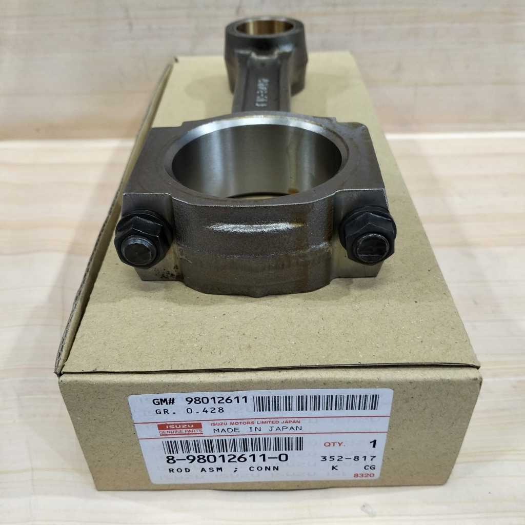 Jual STANG SEHER PISTON CONROD CONNECTING ROD ISUZU PANTHER 2.5 TRAGA 4JA1 8-98012611-0 | Shopee ...