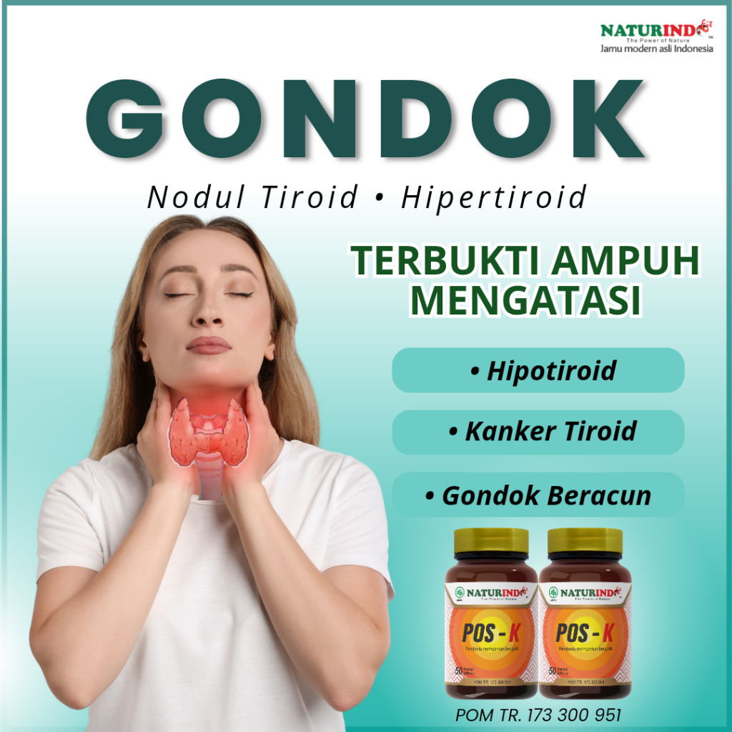 Jual Obat Herbal Gondok Hipertiroid Kelenjar Tiroid Benjolan Leher ...