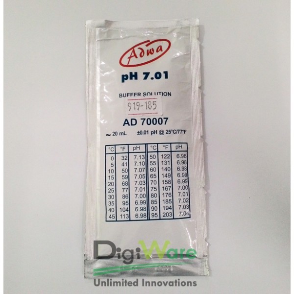 Jual PH 7.01 buffer solution 20ml sachet (AD70007) | Shopee Indonesia