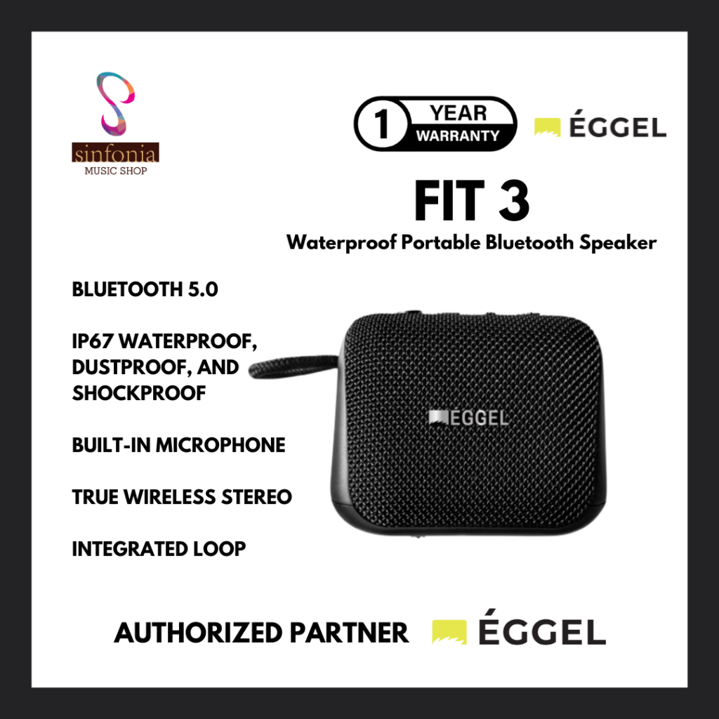 Jual Eggel Fit 3 Waterproof Portable Bluetooth Speaker | Shopee Indonesia