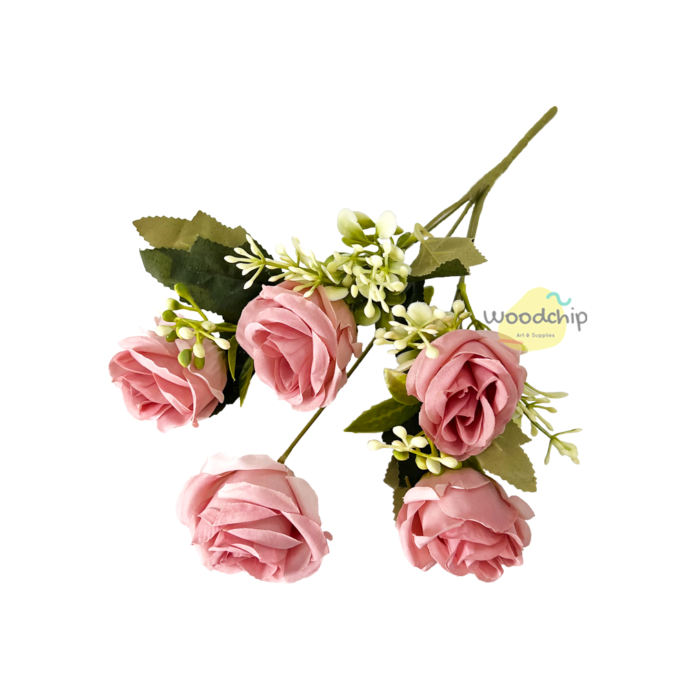 Jual (ROS-1) BUNGA MAWAR ROSE TIPE 1 BUNGA TANAMAN PALSU ARTIFICIAL ...