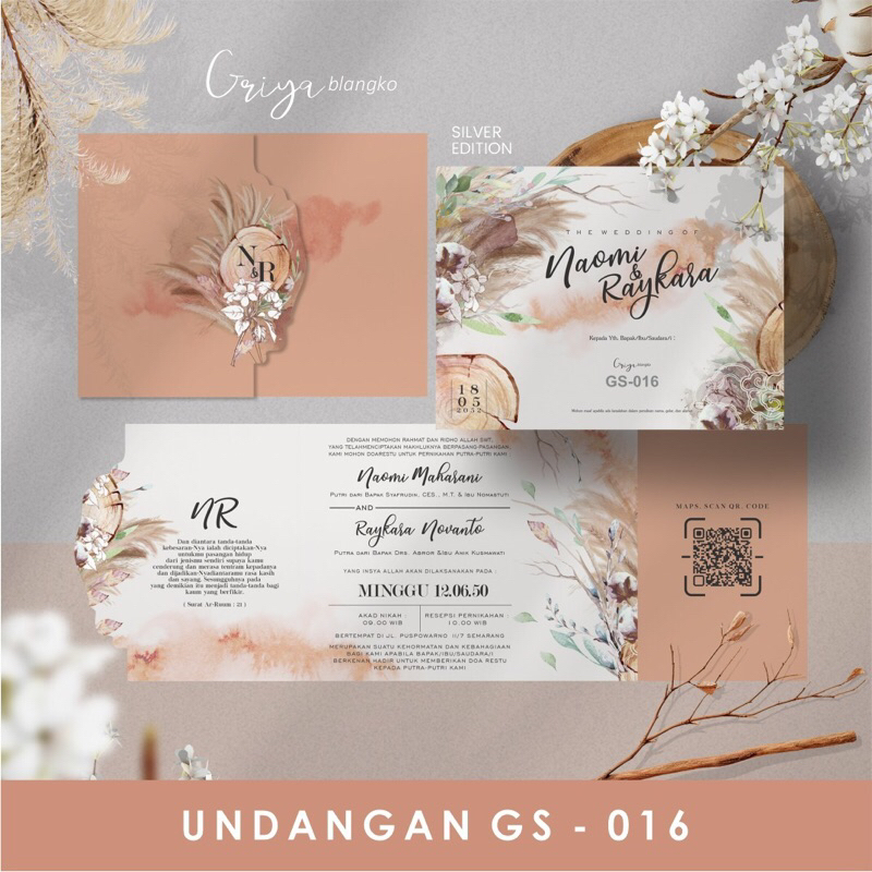 Jual GRIYA SILVER | GS-16 | UNDANGAN PERNIKAHAN | UNDANGAN MURAH ...