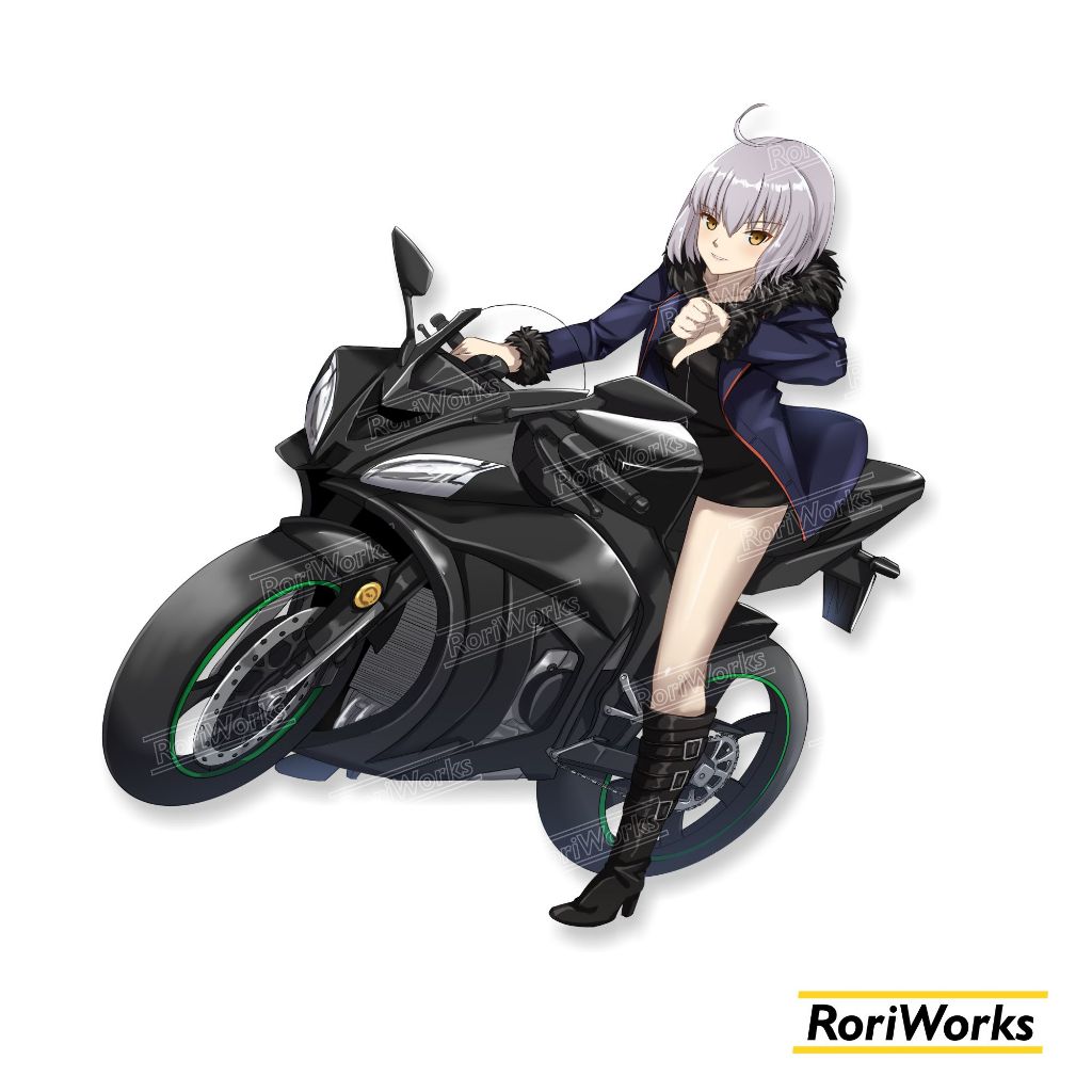Jual Stiker Kiss cut - Jeanne Alter | FGO Fate Grand Order | Night ...