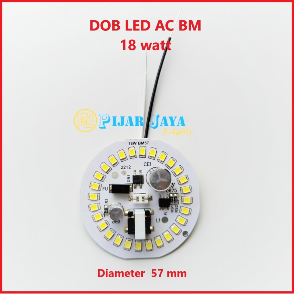 Jual PCB LED AC BM Watt Lengkap 5 7 9 12 15 18 20 25 30 40 50 Watt DOB ...