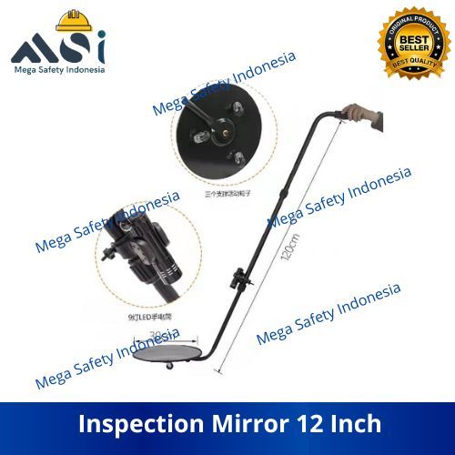 Jual Inspection Mirror 12 inch Cermin Cembung Kaca Kolong Mobil 30 cm | Shopee Indonesia