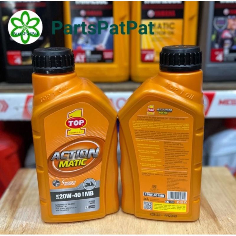Jual OLI OIL MATIK SCOOTER TOP1 TOP 1 TOP ONE ACTION MATIC 20W40 800ML ...
