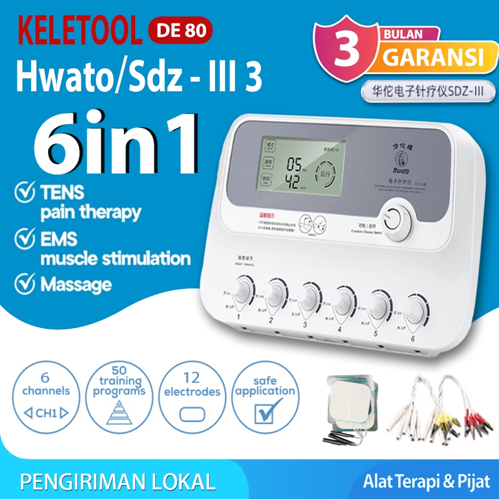 Jual Stimulator Akupuntur Hwato SDZ III Hwato 6 Saluran Hwato 6 Saluran Frekuensi Rendah ...
