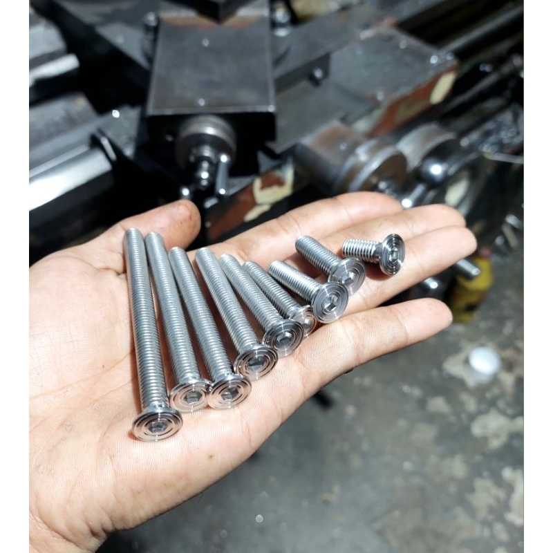 Jual BAUT L M8 / BAUT 12 /DRAT 12 L SLIM PROBOLT HANDMADE PANJANG 2CM 3CM 3,5CM 4CM 5CM 6CM 7CM ...