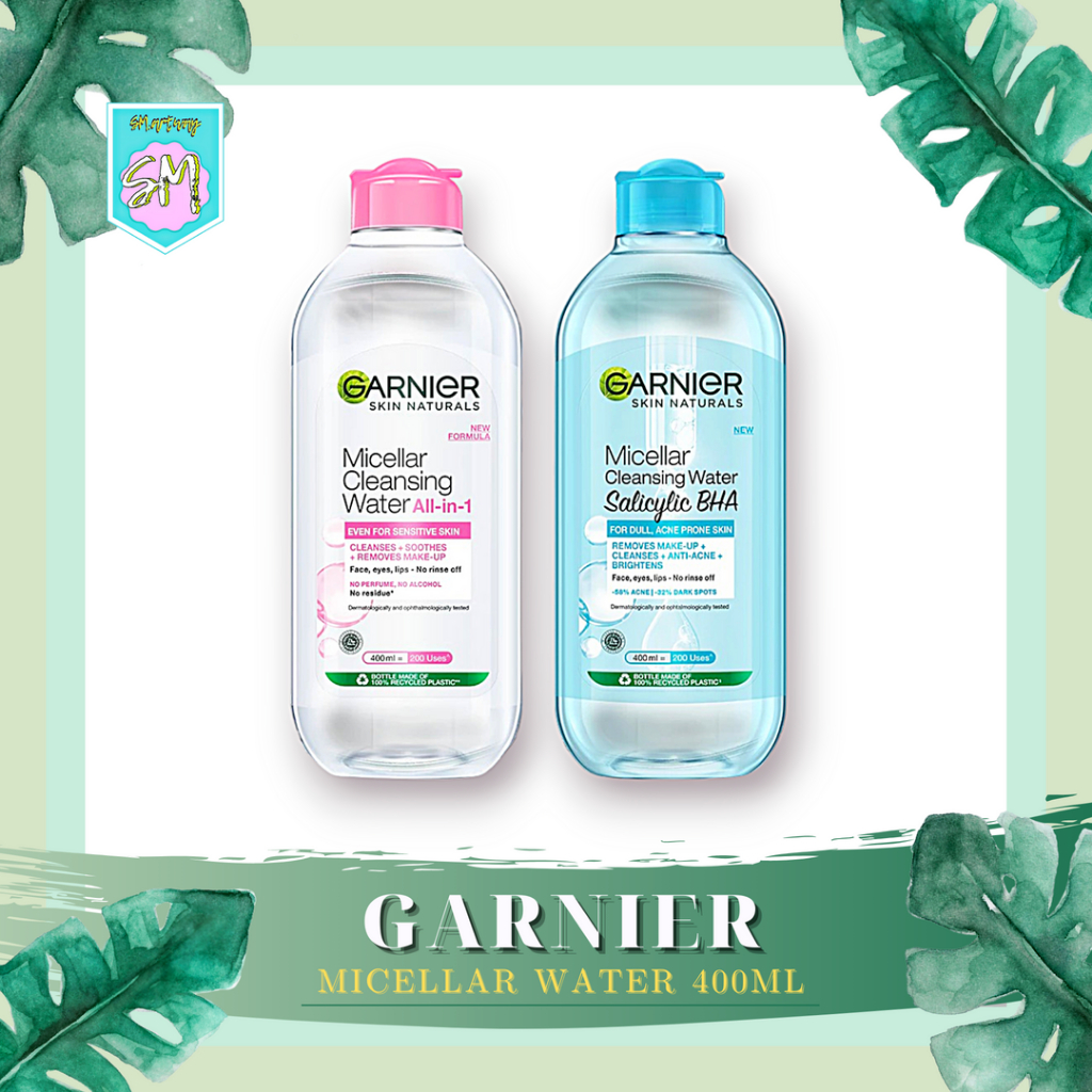 Jual GARNIER Micellar Cleansing Water 400ml | Pembersih Makeup | Pink ...