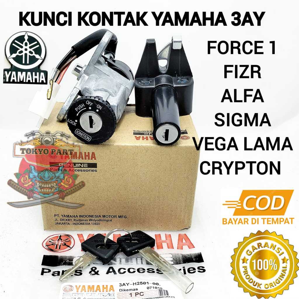 Jual KUNCI KONTAK ASSY KEY SET KONCI KONTAK ORI YAMAHA 3YA KUALITAS ...