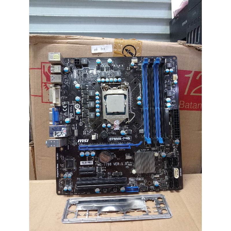 Jual MAINBOARD MSI B75MA-P45 LGA 1155 DDR3 ONBOARD VGA | Shopee Indonesia