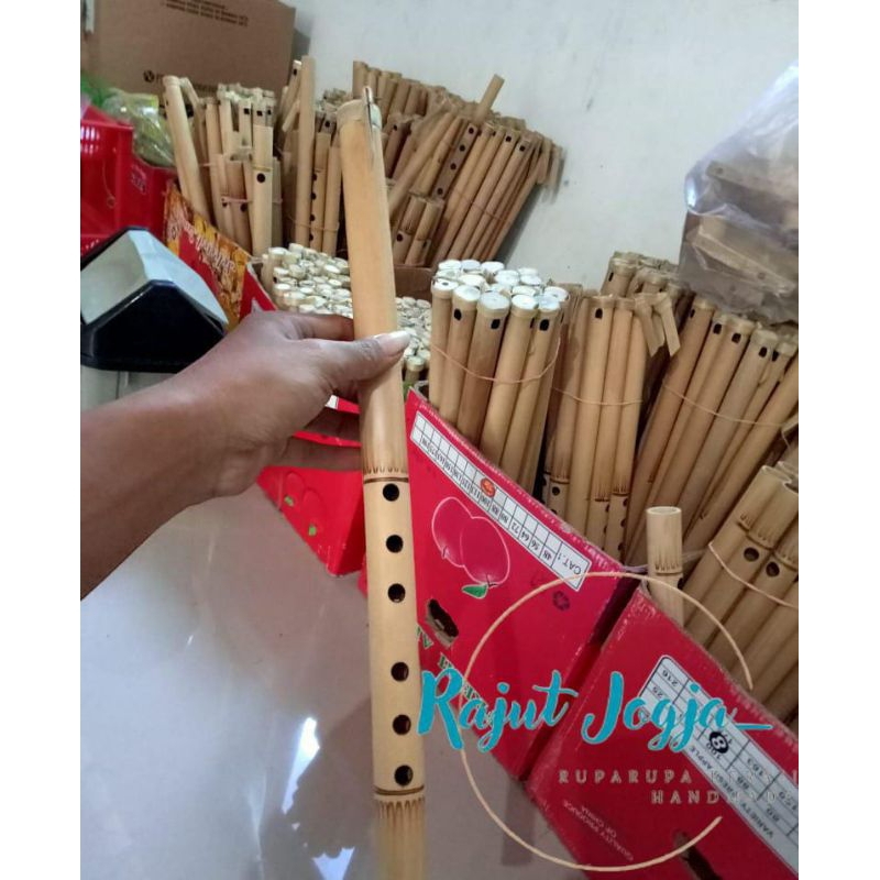 Jual suling bambu suling sunda 6 lubang alat musik tradisional, suling ...