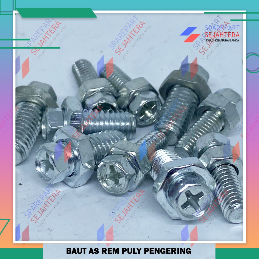 Jual BAUT SEKRUP MUR PULLY AS REM DINAMO PENGERING PENCUCI SPIN WASH ...