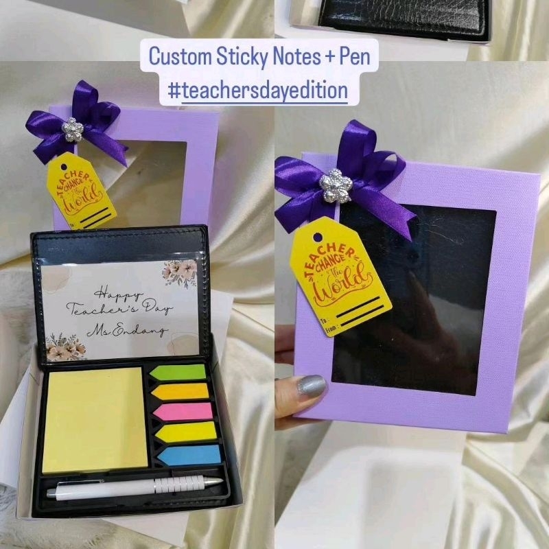 Jual custom sticky notes, KADO HARI GURU, TEACHER'S DAY GIFT | Shopee ...
