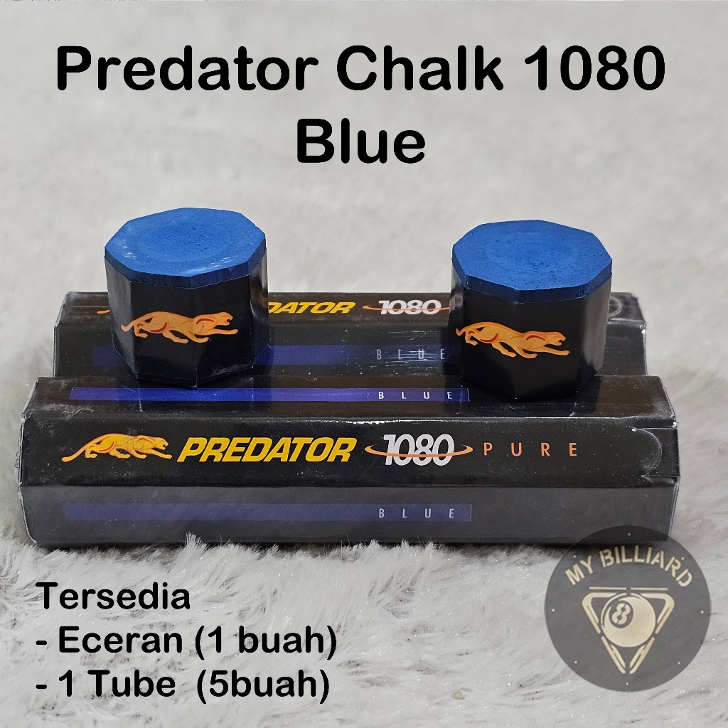 Jual Predator 1080 Billiard Chalk - Kapur Stick Biliard Cuk - Biru ...