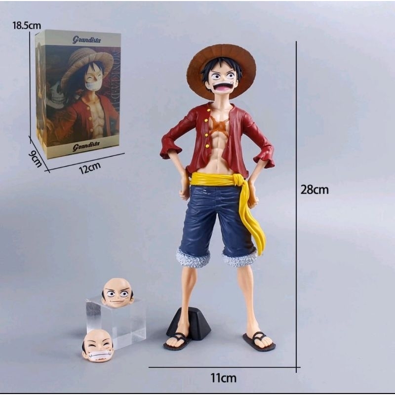 Jual Monkey D Luffy figure one piece grandista | Shopee Indonesia