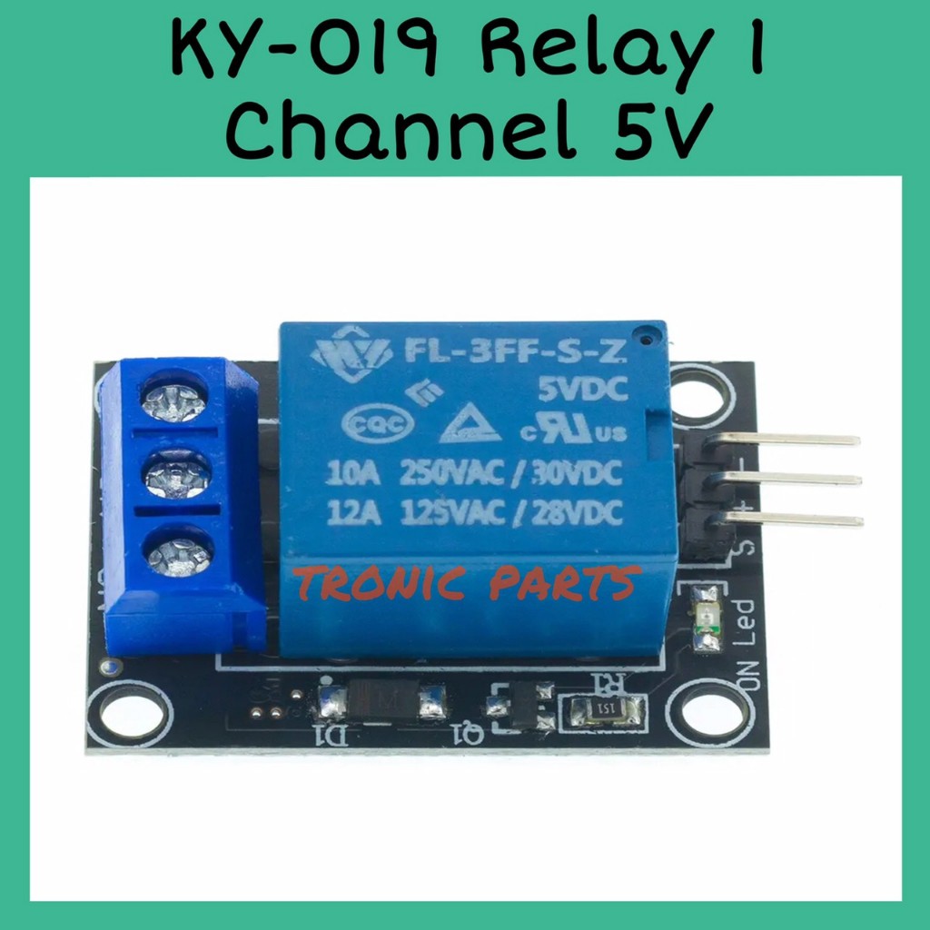 Jual KY-019 Relay 1 Channel 5V KY19 Indicator LED 220VAC | Shopee Indonesia