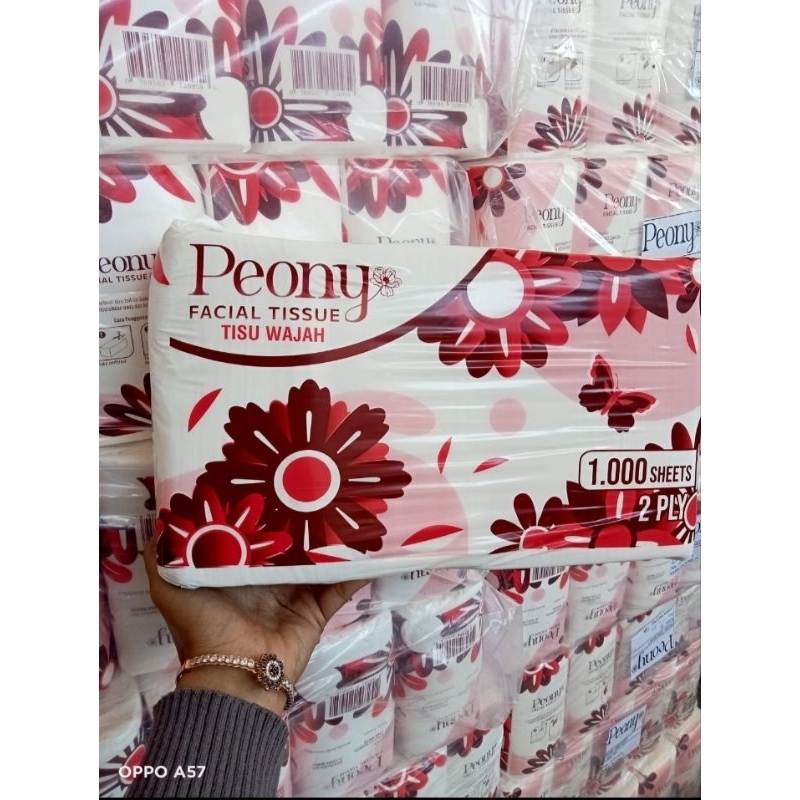 Jual Tisu Peony 1000 sheet 2 ply murah | Shopee Indonesia