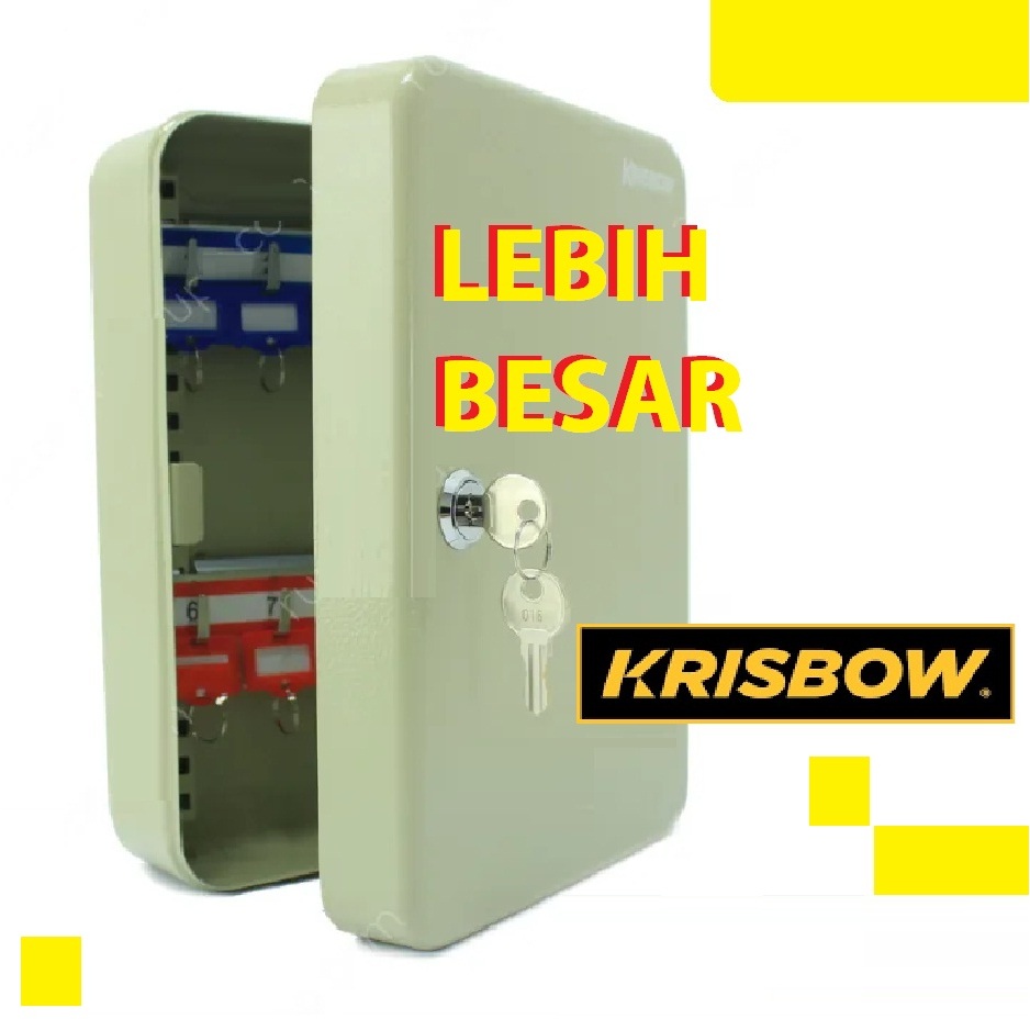 Jual KEY BOX krisbow Gantungan kunci dinding KOMBINASI ANGKA kotak ...