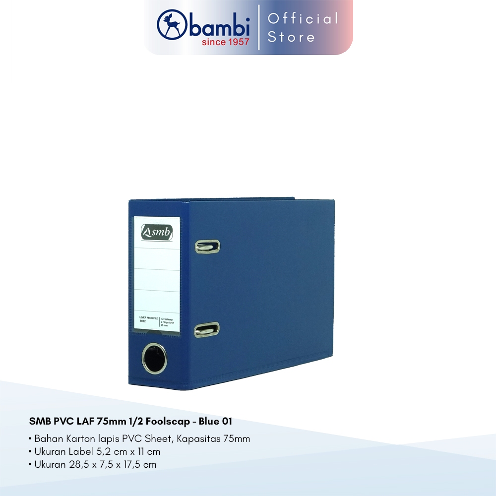Jual Bambi x SMB Lever Arch File Ordner Voucher All Color Jumbo Size 75 ...