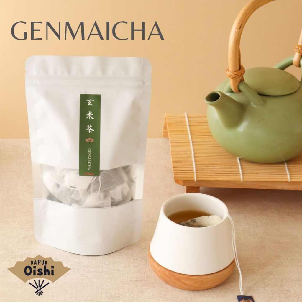 Jual GENMAICHA (Tea bag / Loose Leaf) | Roasted Rice Green Tea Ocha Teh ...