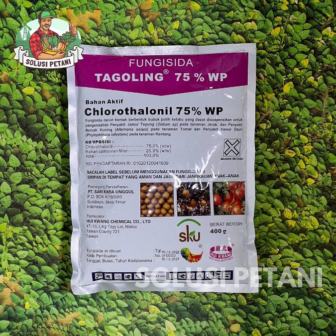 Jual FUNGISIDA TAGOLING 75WP 400ML PENGENDALI JAMUR TEPUNG, BERCAK ...