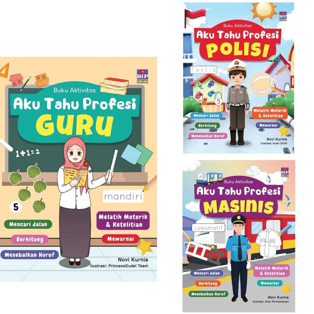 Jual Buku Aktivitas TK PAUD Aku Tahu Profesi | Shopee Indonesia