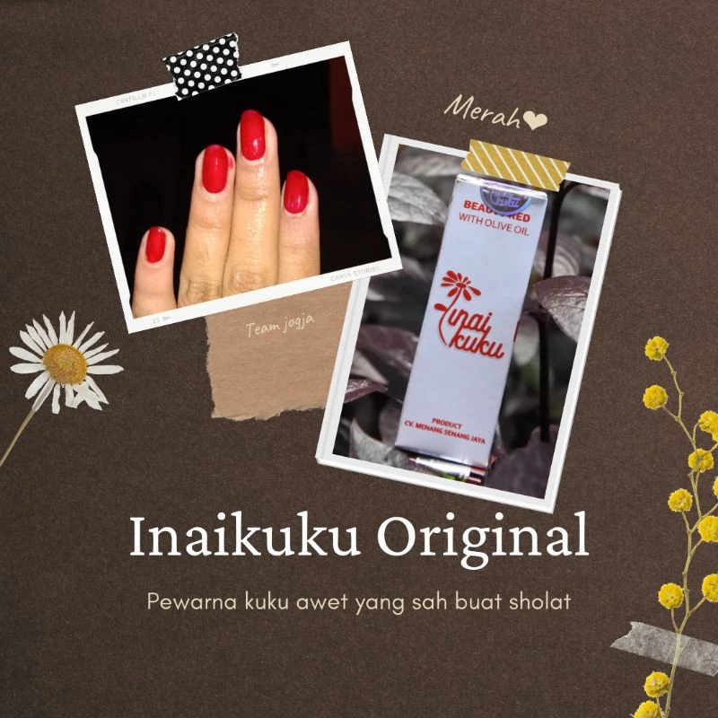 Jual Siap Kirim ! Inai Kuku Hena Kutex Muslimah Inaku Halal Untuk ...