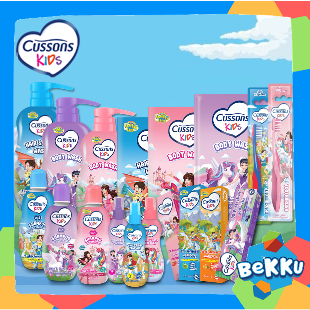 Jual Cussons Kids Series - Body Wash - Kids Shampoo - Cologne ...