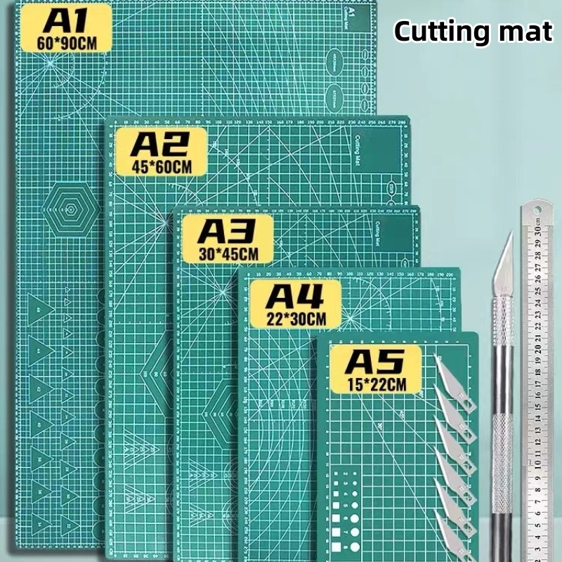 Jual A1/A2/A3/A4 Cutting Mat/PVC Cutting Mat Cutting Mat Dua Sisi Alat ...