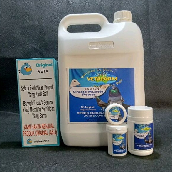 Jual CREATE MUSCLE POWER VETAFARM VITAMIN BURUNG MERPATI DAYA TERBANG CEPAT | Shopee Indonesia