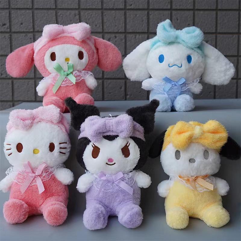 Jual Mainan Boneka Cinnamoroll Kuromi Melody Hello Kitty Pochacco Dog ...