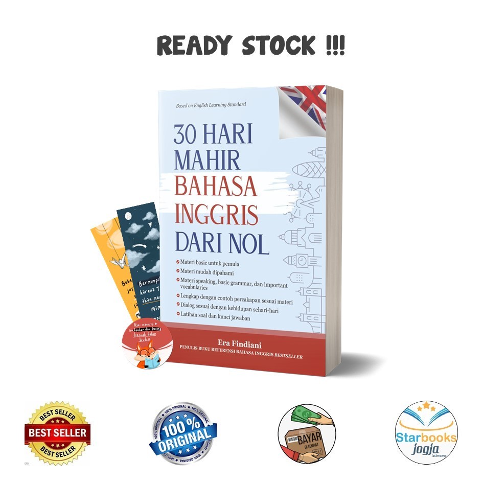 Jual Buku 30 Hari Mahir Bahasa Inggris Dari Nol - Garda Cendekia (Reference) | Shopee Indonesia