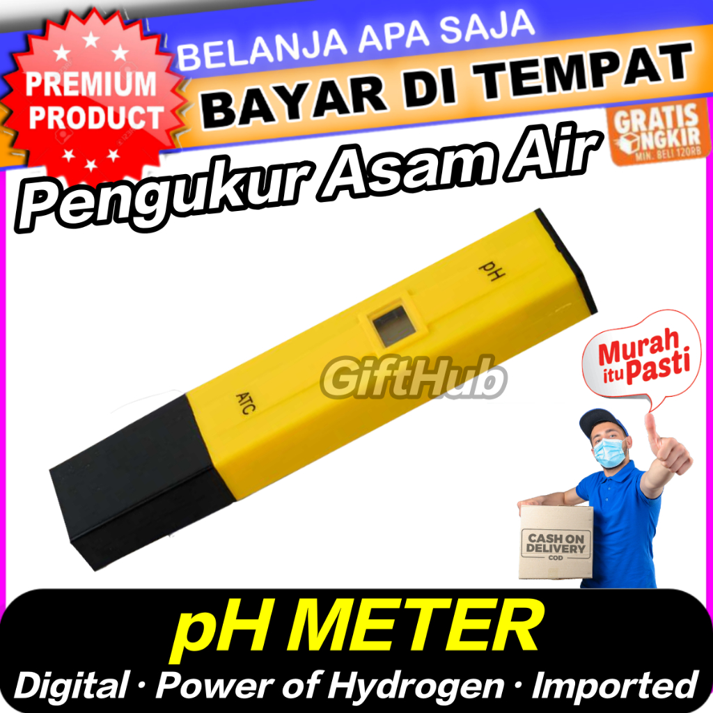 Jual Alat Ukur Uji PH Meter Digital Tester Pen Air Minum Akuarium ...