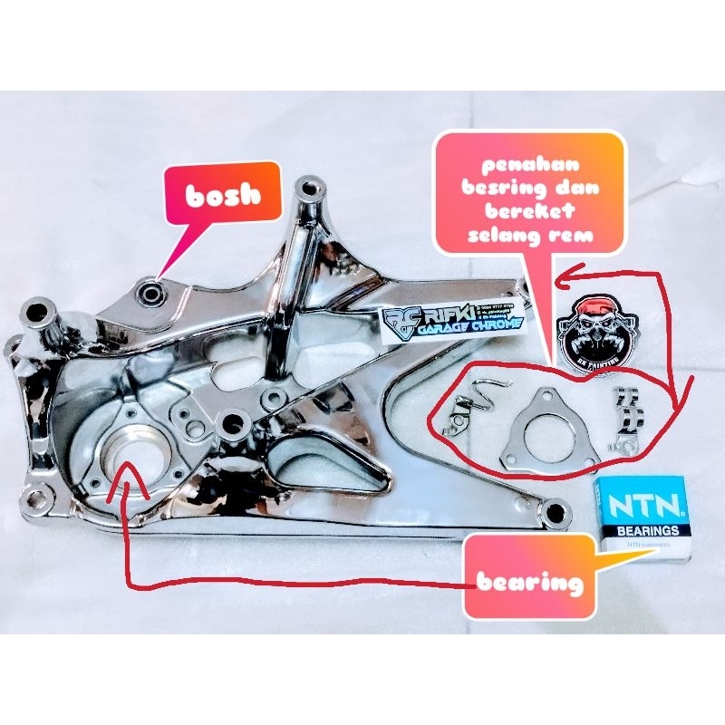 Jual Arm swing arm yamaha nmax new kode b6h original chrome | Shopee ...