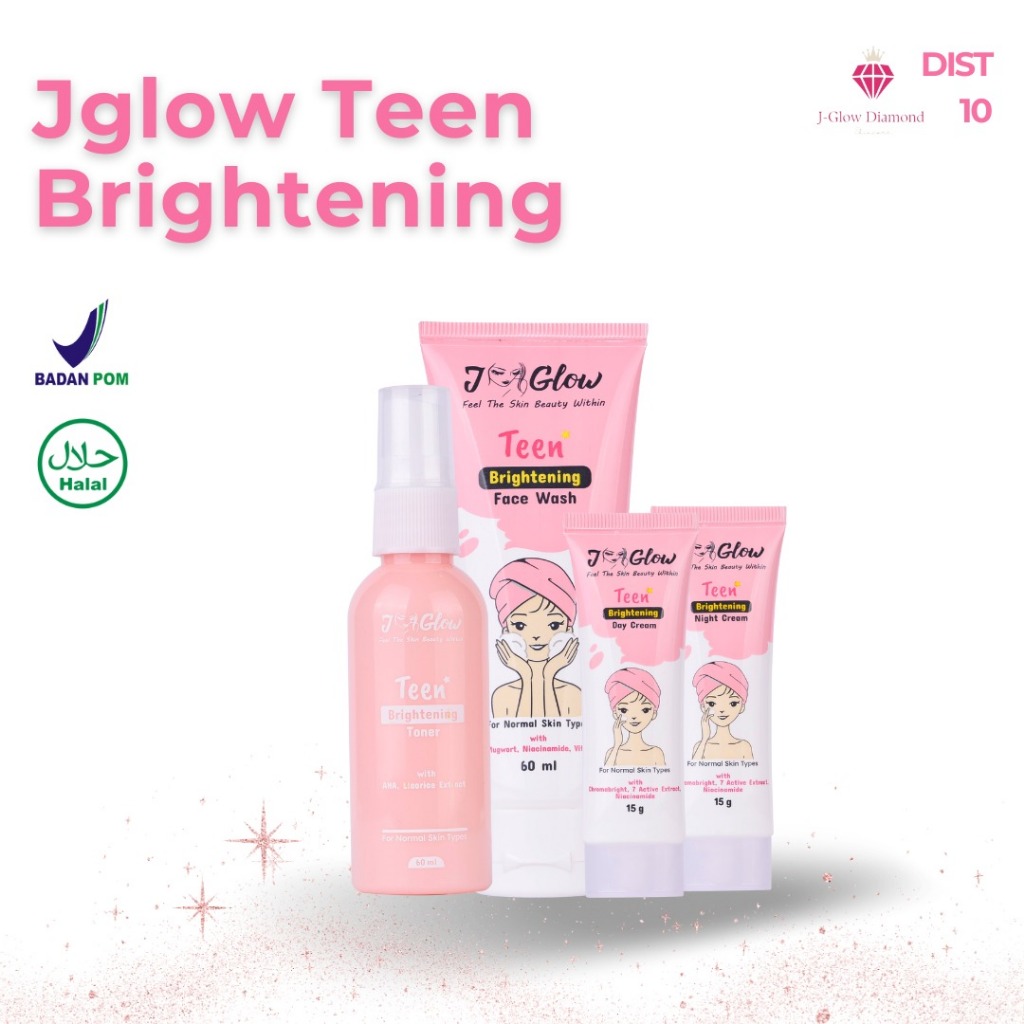 Jual JGLOW SKINCARE - JGLOW TEEN BRIGHTENING | Shopee Indonesia