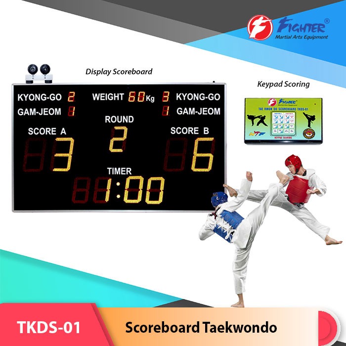 Jual Scoreboard Taekwondo TKDS-01 Papan Skor Taekwondo Digital | Shopee ...