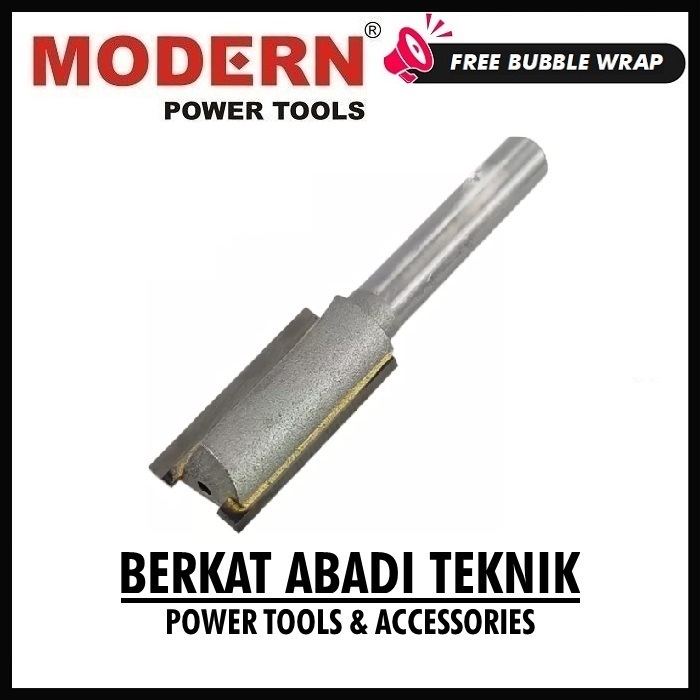 Jual MODERN Mata Router 12 mm Straight Bits Profil Bit 1/4 Inch Shank ...