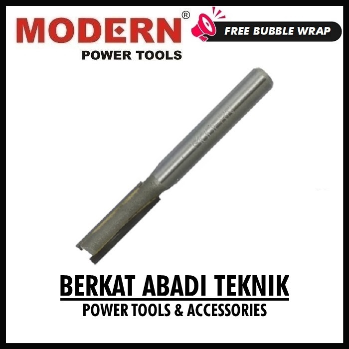 Jual MODERN Mata Router 6 mm Straight Bits Profil Bit 1/4 Inch Shank ...