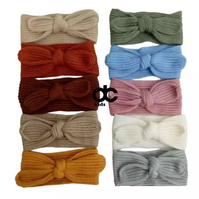Jual Bandana Bando Rajut Anak Usia 0-3 Tahun | Shopee Indonesia
