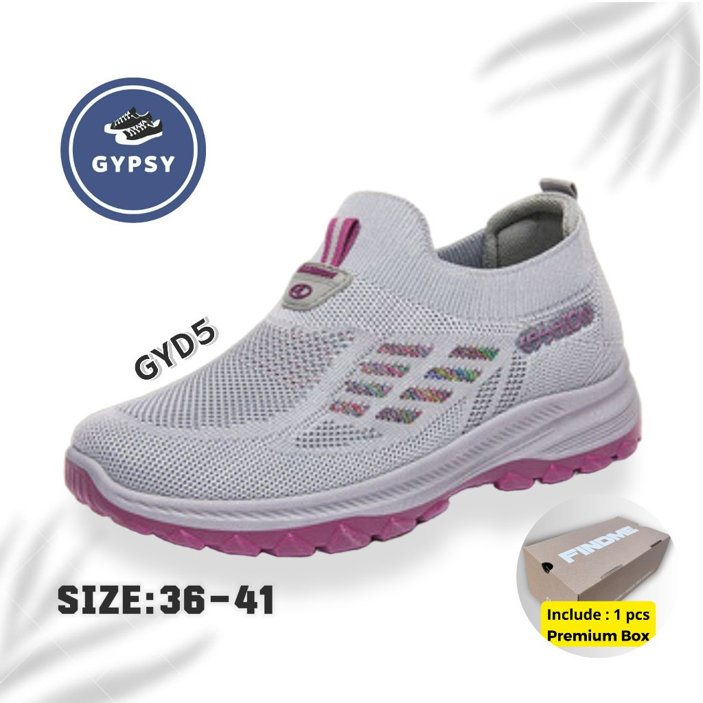 Jual Gypsy – XGYD5 Sepatu Rajut Wanita Kualitas Import Tanpa Tali Cocok ...