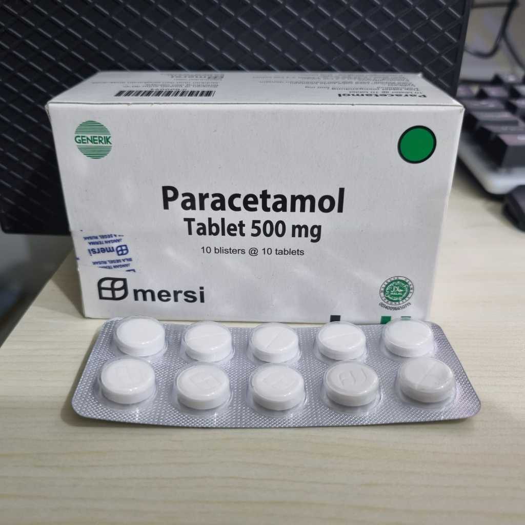 Jual PARACETAMOL 500 MG MERSI 1 STRIP ISI 10 TABLET | Shopee Indonesia