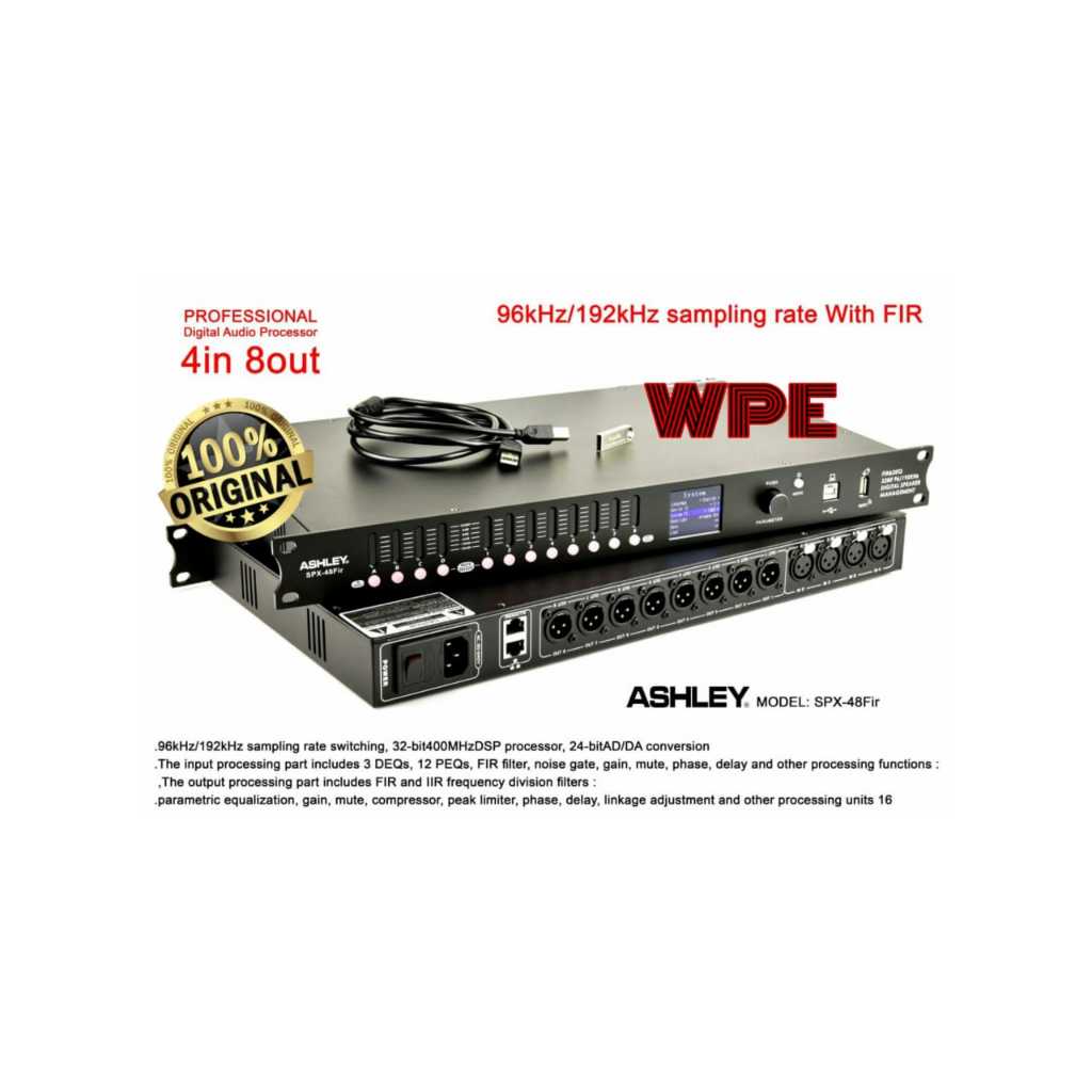 Jual Speaker management digital processor dsp ashley spx48fir spx 48fir ...