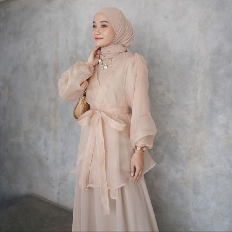 Jual OUTER ORGANZA#ONE SET WANITA#BAJU PESTA#BAJU KONDANGAN | Shopee ...