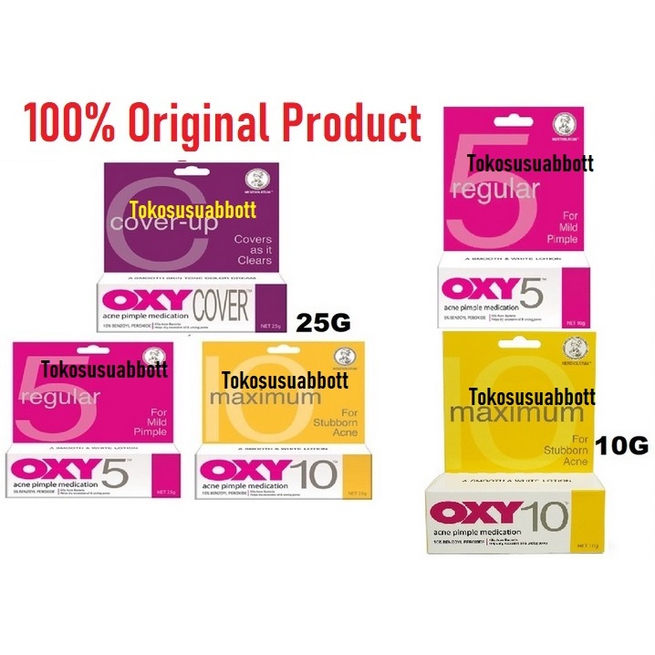 Jual Exp DEC 2027 Oxy 5 Oxy 10 Oxy5 Oxy10 Oxy Cover Acne Pimple ...